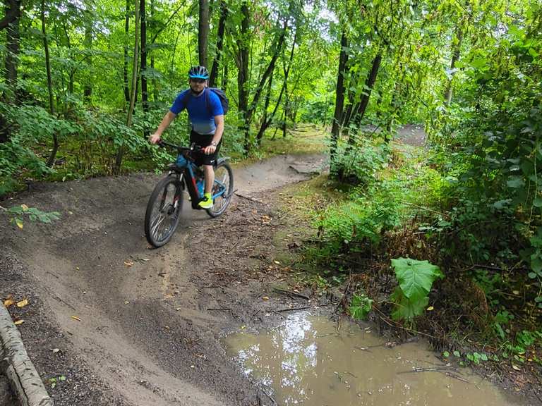 Kurs ️Westerholt oder ab in den Regen🚴‍♂️🌦️🌨️🌩️⚡☔ | Mountainbike-Tour ...