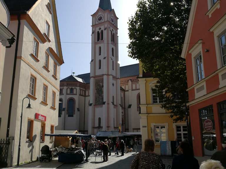 Nach Weißenhorn, zu den Wasenlöchern bei Illerberg und dem Natursee ...