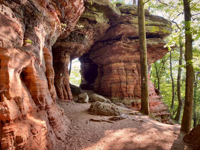 DE - Rheinland Pfalz - Eppenbrunn - Altschlosspfad - Hohler Felsen ...