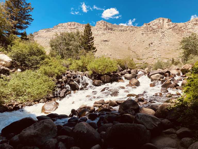 🇺🇸 Sinks & Rise of the Popo Agie 🏞 Sinks Canyon Wyoming State Park🚶 ...