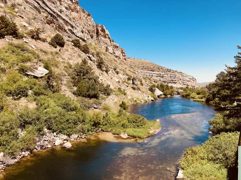 🇺🇸 Sinks & Rise of the Popo Agie 🏞 Sinks Canyon Wyoming State Park🚶 ...