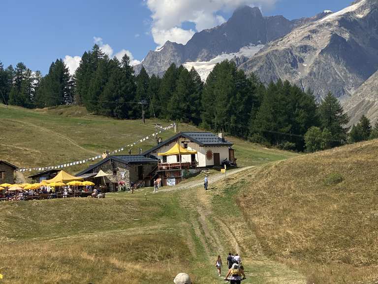 🇮🇹Irrsinnig schöne Tour: Von Courmayeur ins Val Veny bis hoch zum ...