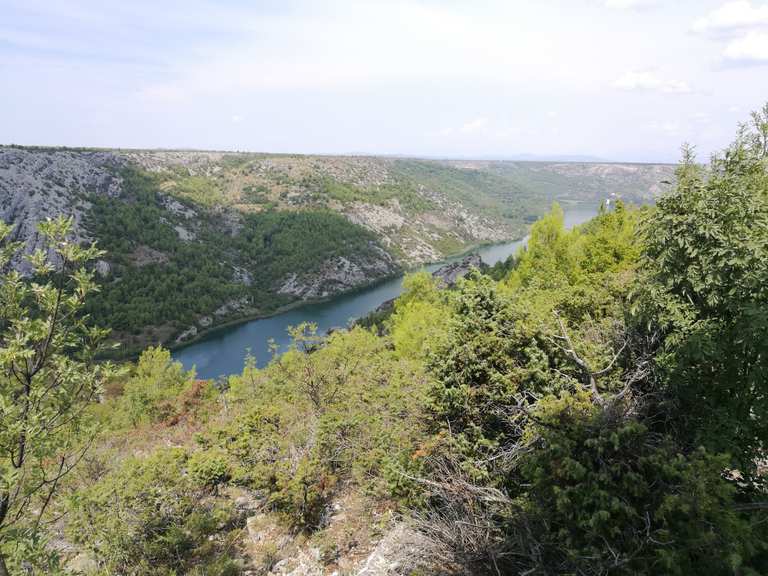 Stinice - Roski slap - Ozidana pecina | Wanderung | Komoot