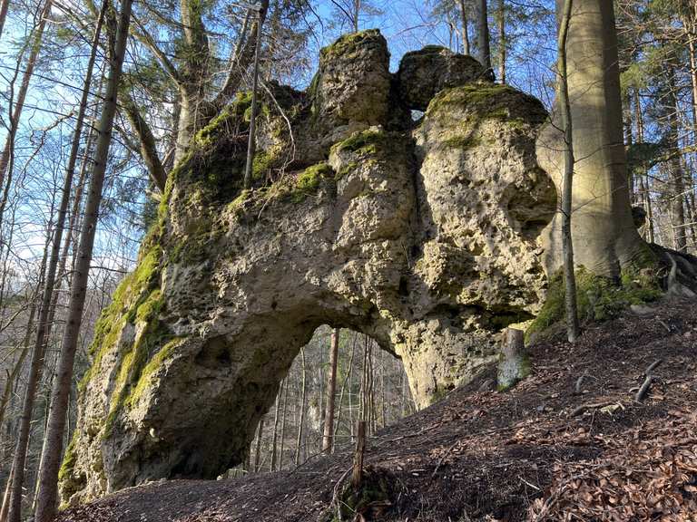 Bizarre Felsen-Tour rund um die 🏰Burgruine Leienfels🏰 im ♥️ der ...
