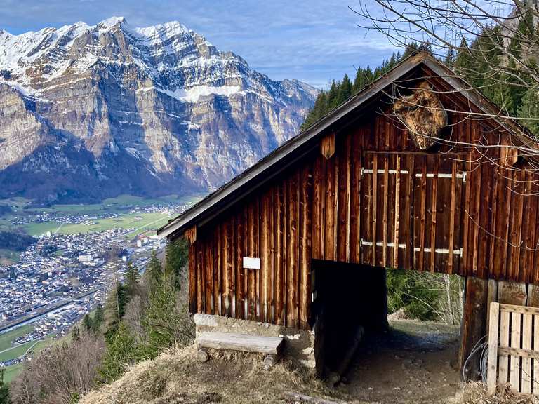 Ennenda 480 m - Aeugsten - Altstafel 1600 m - und retour | Wanderung ...