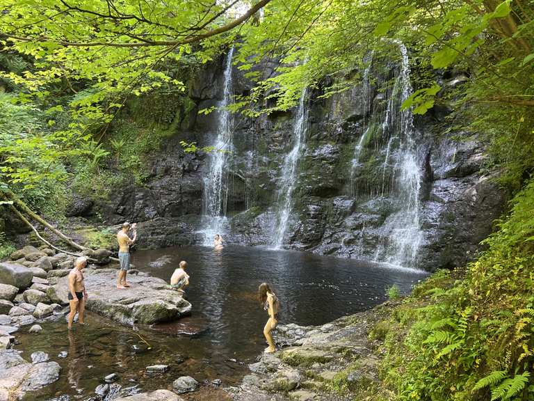 Nordirland 👀💦🌳 Antrim Coast - Glenariff Inver River Waterfall-Trail ...