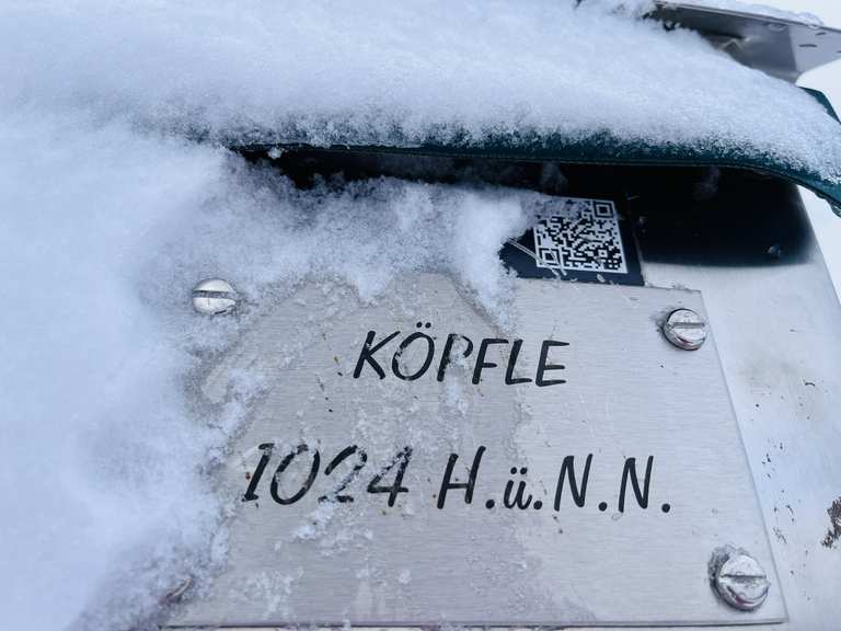 Seeblick - Juget Alpe - Köpfle (1024m) | Wanderung | Komoot