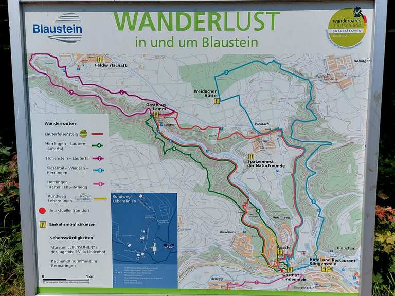 Kleines Lautertal, Kiesental und an der Blau (Herrlingen > Blaustein) 🌤 ...