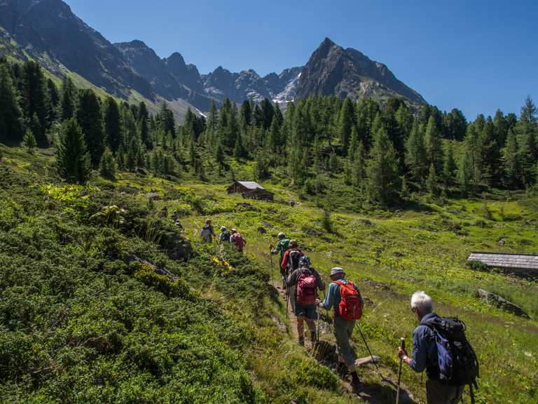 2020/6.Tag: Mathon >idyllischer Berglisee / retour >Larein-Alpe >Weg ...