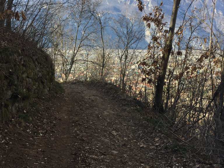 Trento, Camparta, masi di Pressano, Faedo, monte Corona, trail Santa ...