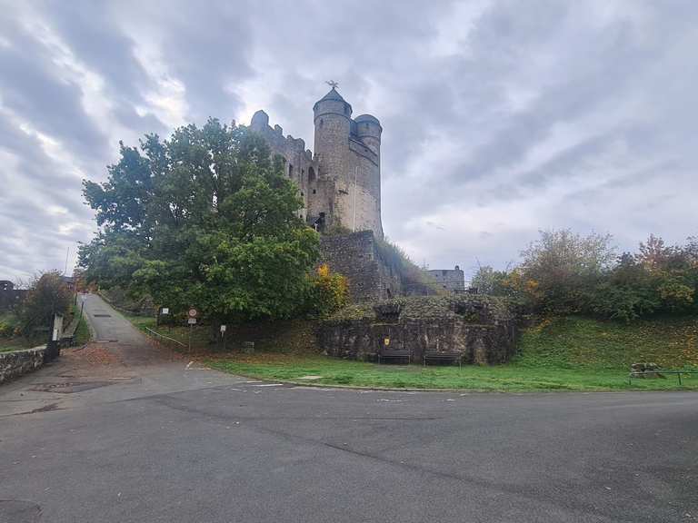 Burgruine Lichtenstein - Ulmbachtalsperre – Burg Greifenstein mit ...