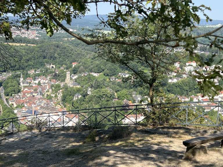 Main-Taunus 🏰👀🏛️🗿 Eppstein mit Burg - Kaisertempel - aussichtsreiche ...