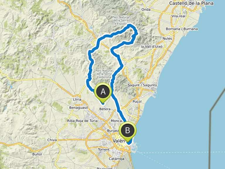Valencia – Road Cycling Big Ride | road ride | Komoot