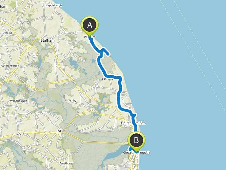 Stage 7: Waxham to Great Yarmouth – Norfolk Coast Cycleway | bike Tour ...