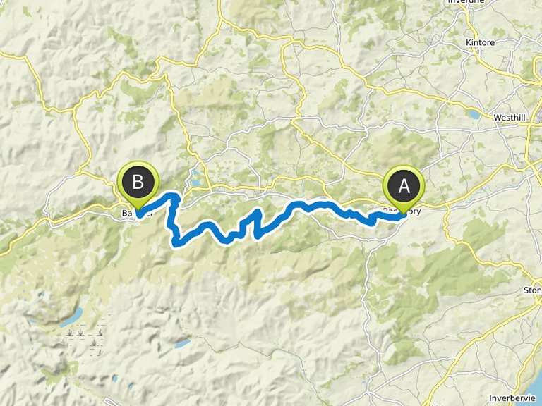 Stage 1: Banchory to Ballater — Deeside Trail | mountain bike ride | Komoot