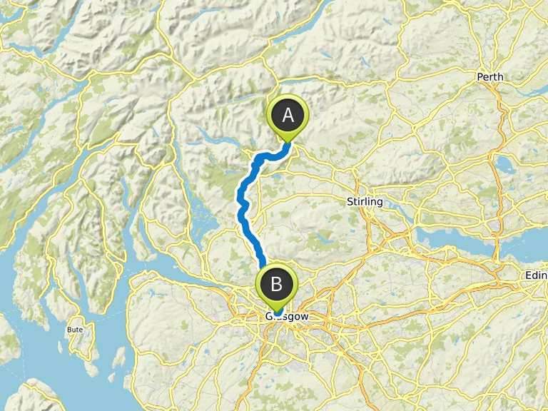 Stage 5: Callander to Glasgow — The Badger Divide | mountain bike ride ...