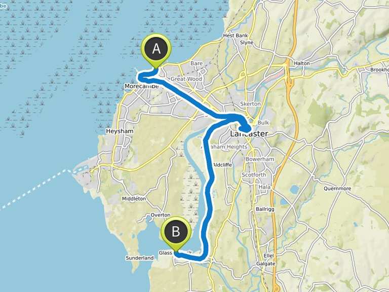 Stage 7: Morecambe to Glasson Docks – Bay Cycle Way | bike Tour | Komoot