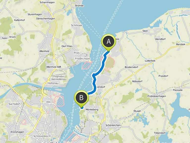 Wanderung auf dem Fördewanderweg von Laboe nach Mönkeberg | Wanderung ...