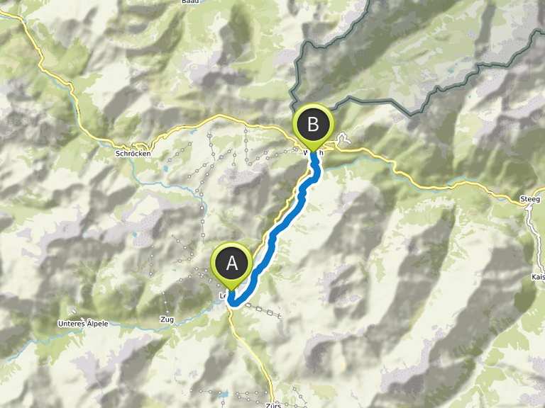 Lechweg Etappe 2 – Tagestouren in Lech Zürs | hike | Komoot