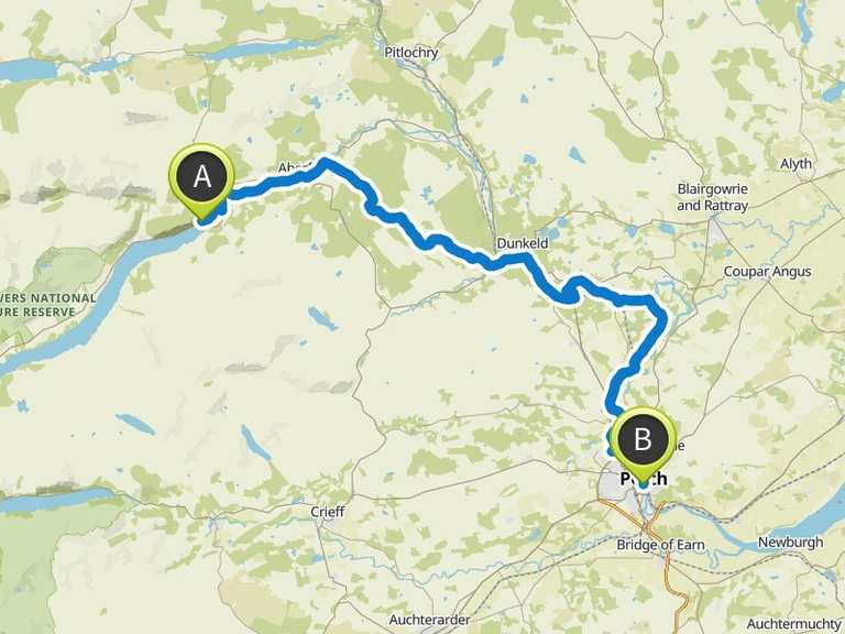 River Tay Way walking route | hike | Komoot