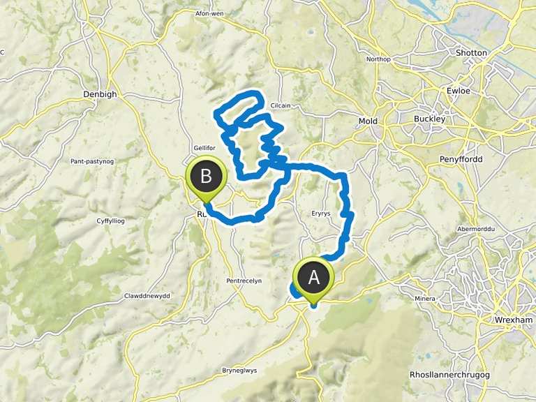 Stage 3: Llandegla to Ruthin — The Triban Trail | mountain bike ride ...