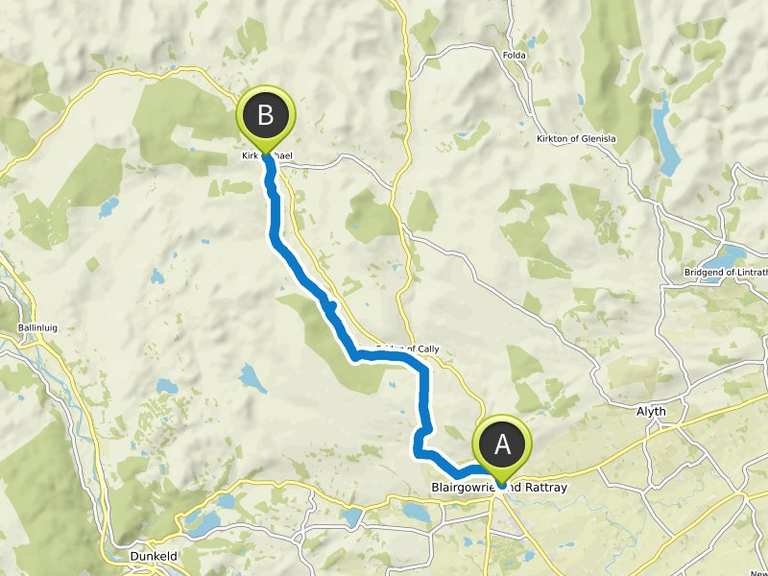 Stage 1: Blairgowrie to Kirkmichael — Cateran Trail | hike | Komoot