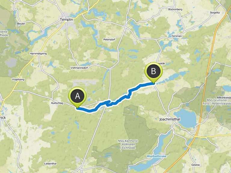 Brandenburg - Groß Dölln - Döllnkrug - Carinhall - Friedrichswalde ...