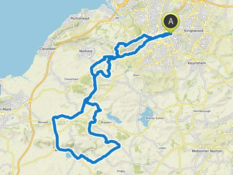 South to the Mendips — Bristol gravel routes | gravel ride | Komoot