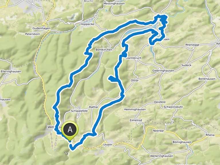 Sauerland, Tour 5: Diemelsee und St. Muffert | mountain bike ride | Komoot