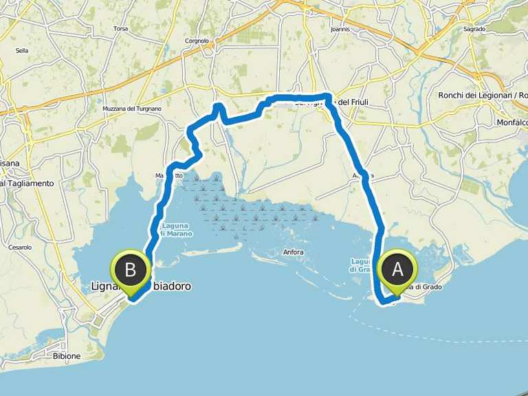 4. Etappe: Grado nach Lignano Sabbiadoro | Fahrradtour | Komoot