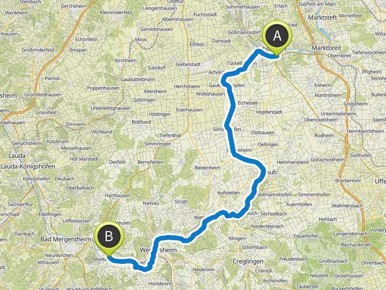 Vom Main zur Tauber (Etappe 1): Ochsenfurt nach Markelsheim – radeln im ...