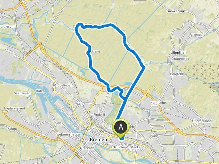 Radtour Bremen-Blockland | bike Tour | Komoot