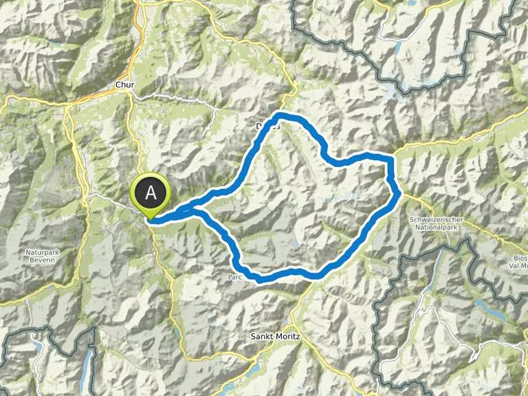 Albulapass - Flüelapass | Rennrad-Tour | Komoot