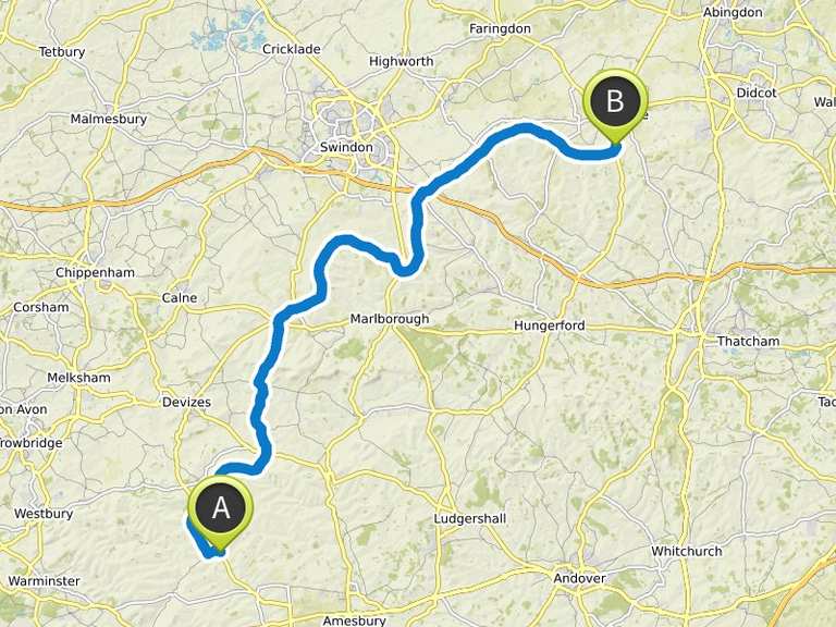 King Alfred's Way day 3 — Tilshead to Wantage | gravel ride | Komoot