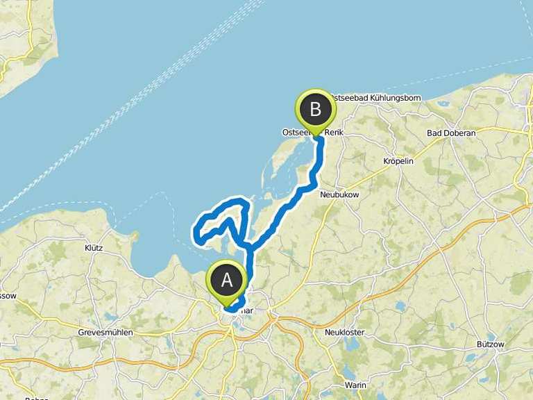 Wismar-Rerik Ostseeküstenradweg aktuell | Fahrradtour | Komoot