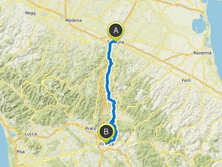 Via degli Dei | mountain bike ride | Komoot