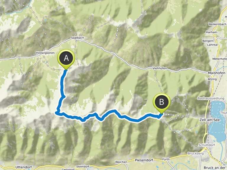 Pinzgauer Spaziergang mit 3 Gipfeln | hike | Komoot