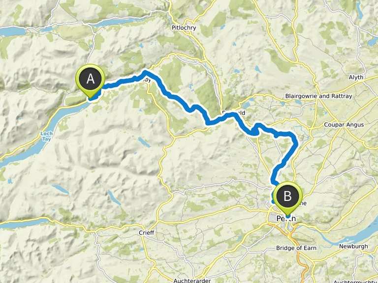 River Tay Way walking route | hike | Komoot