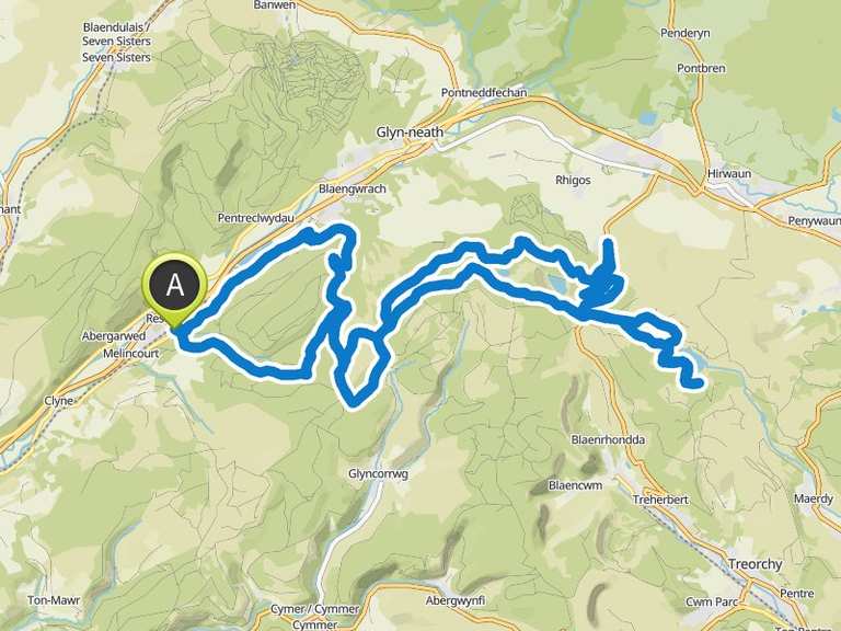 Resolven to Rhigos XC loop — MTB Trails of the Afan Valley | mountain ...