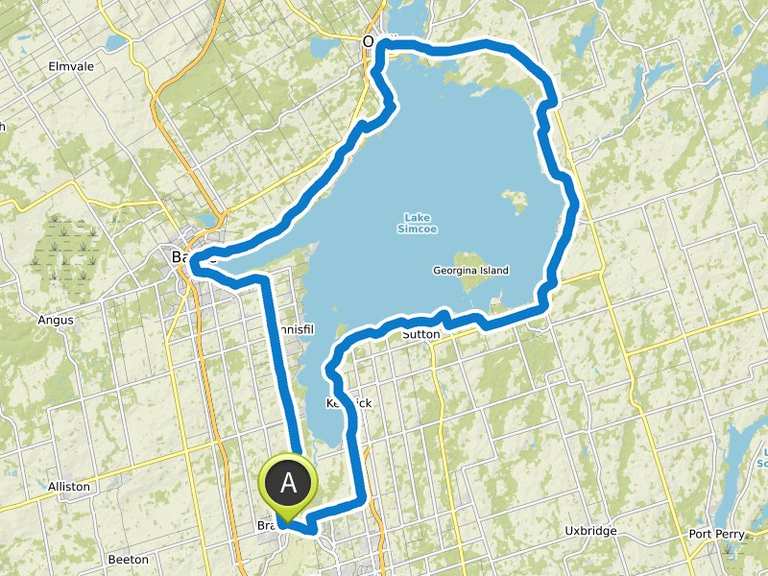 Lake Simcoe Loop | road ride | Komoot