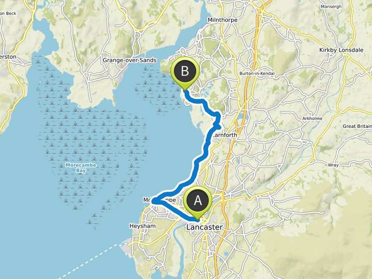 Stage 4: Lancaster to Silverdale — Lancashire Coastal Way | hike | Komoot
