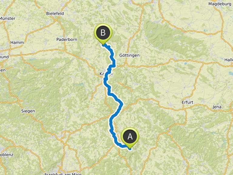 Fulda-Radweg R1 | Fahrradtour | Komoot