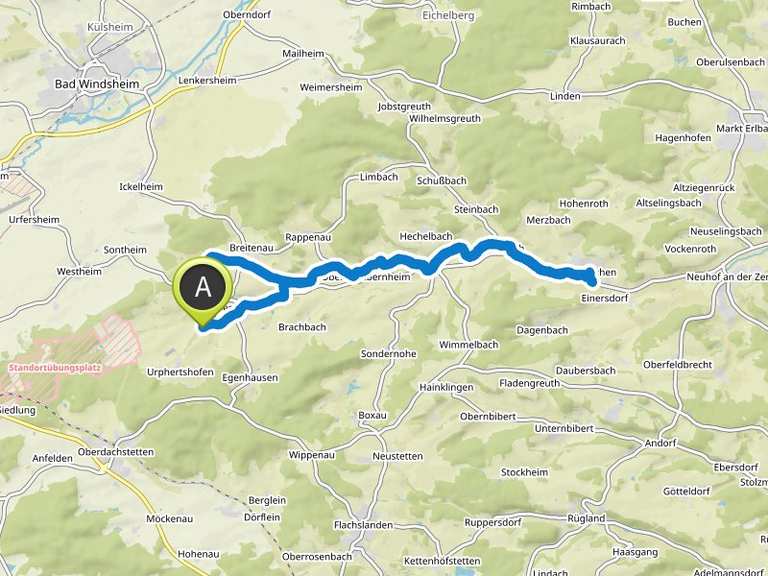 Zenntalradweg 🚲 Obernzenn ️ Trautskirchen ⬅️ | bike Tour | Komoot