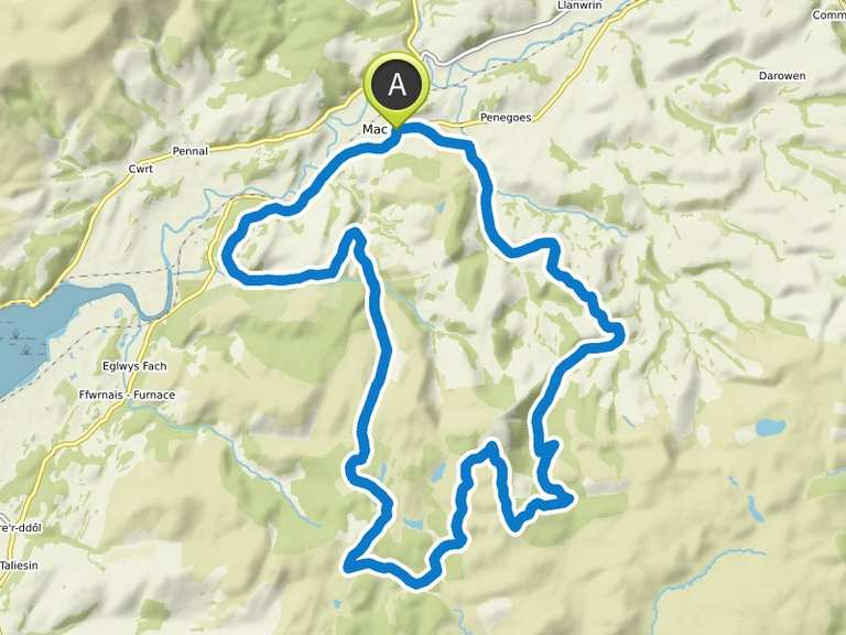 Mach 4 MTB loop — slate single track of the Dyfi Valley | mountain bike ...