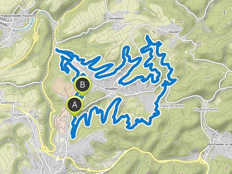 F-TRAIL Felsenwanderweg Rodalben | mountain bike ride | Komoot