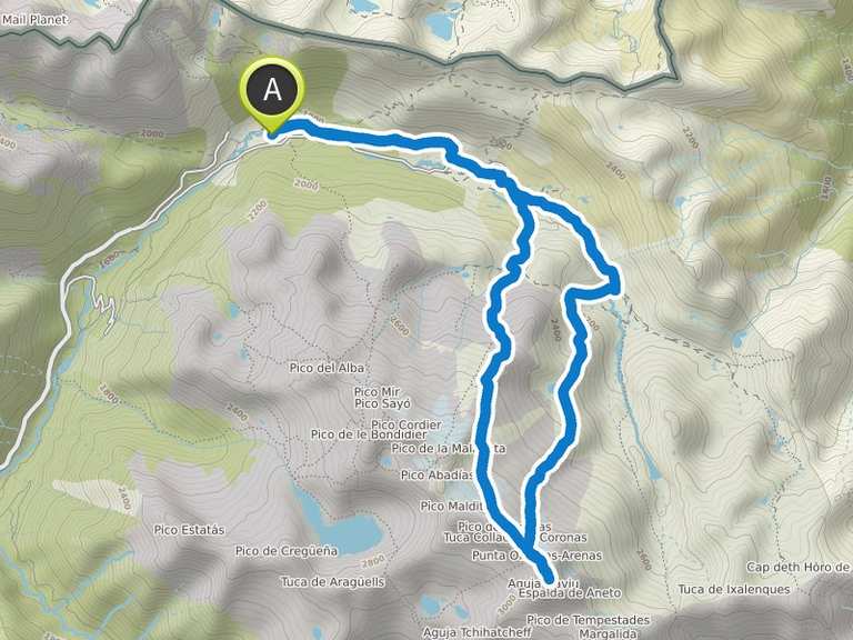 Pico de Aneto (Gletscher!) von la Besurta - ES (Pyrenäen) | hike | Komoot