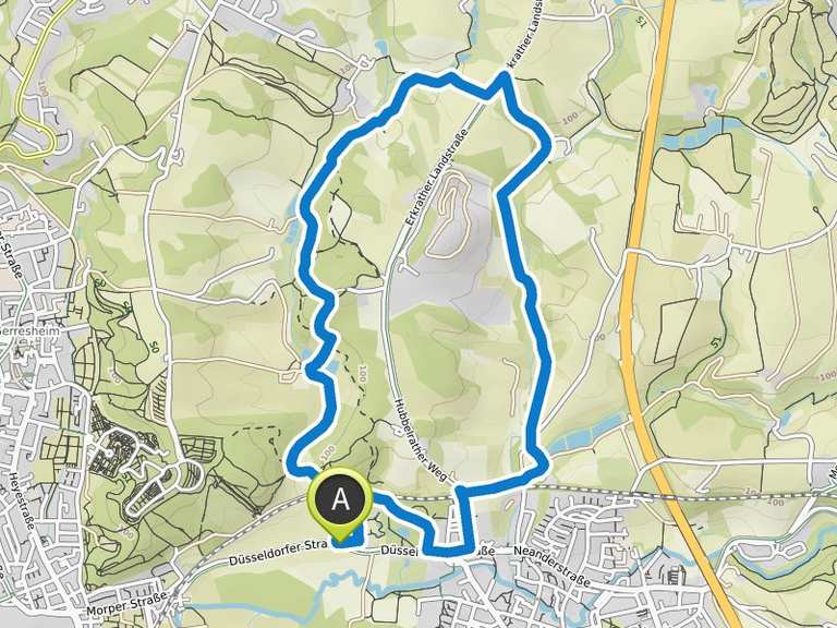 Wanderung ab Haus Morp bei Erkrath durch Rotthäuser Bachtal über Gut ...