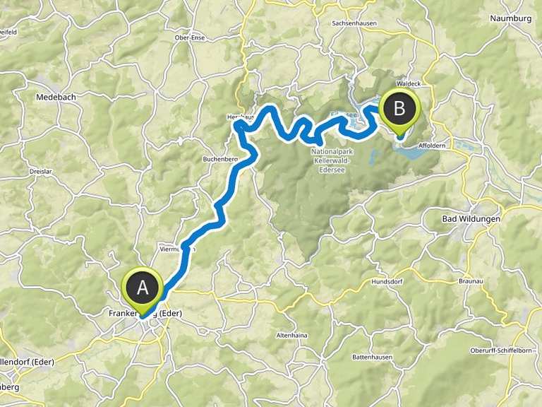 Etappe 2: Von Frankenberg nach Hemfurth-Edersee – Eder-Radweg ...