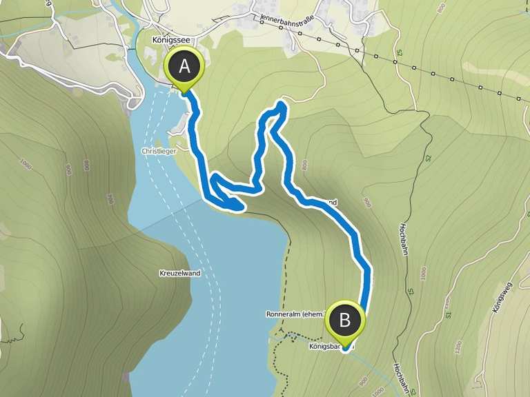 Königsbachfall am Königssee | hike | Komoot