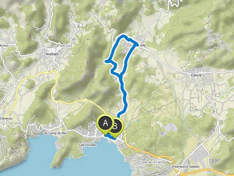 Peguera nach Es Capdella und zurück | Wanderung | Komoot